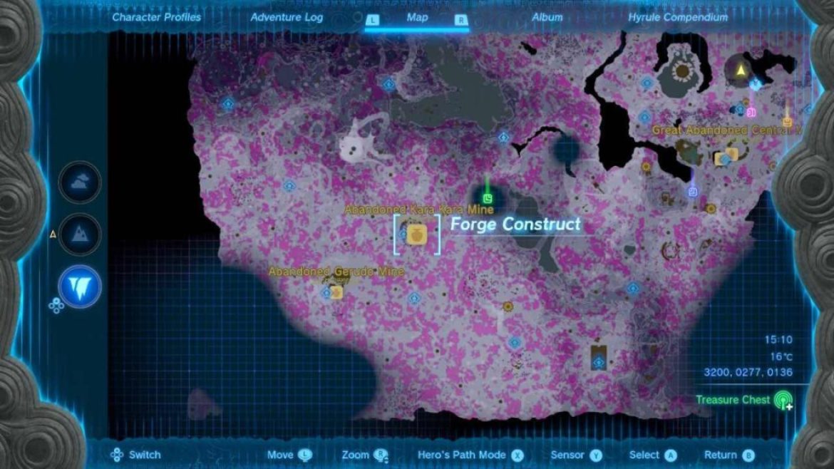 Tous les emplacements de construction de forge dans Tears of the ...